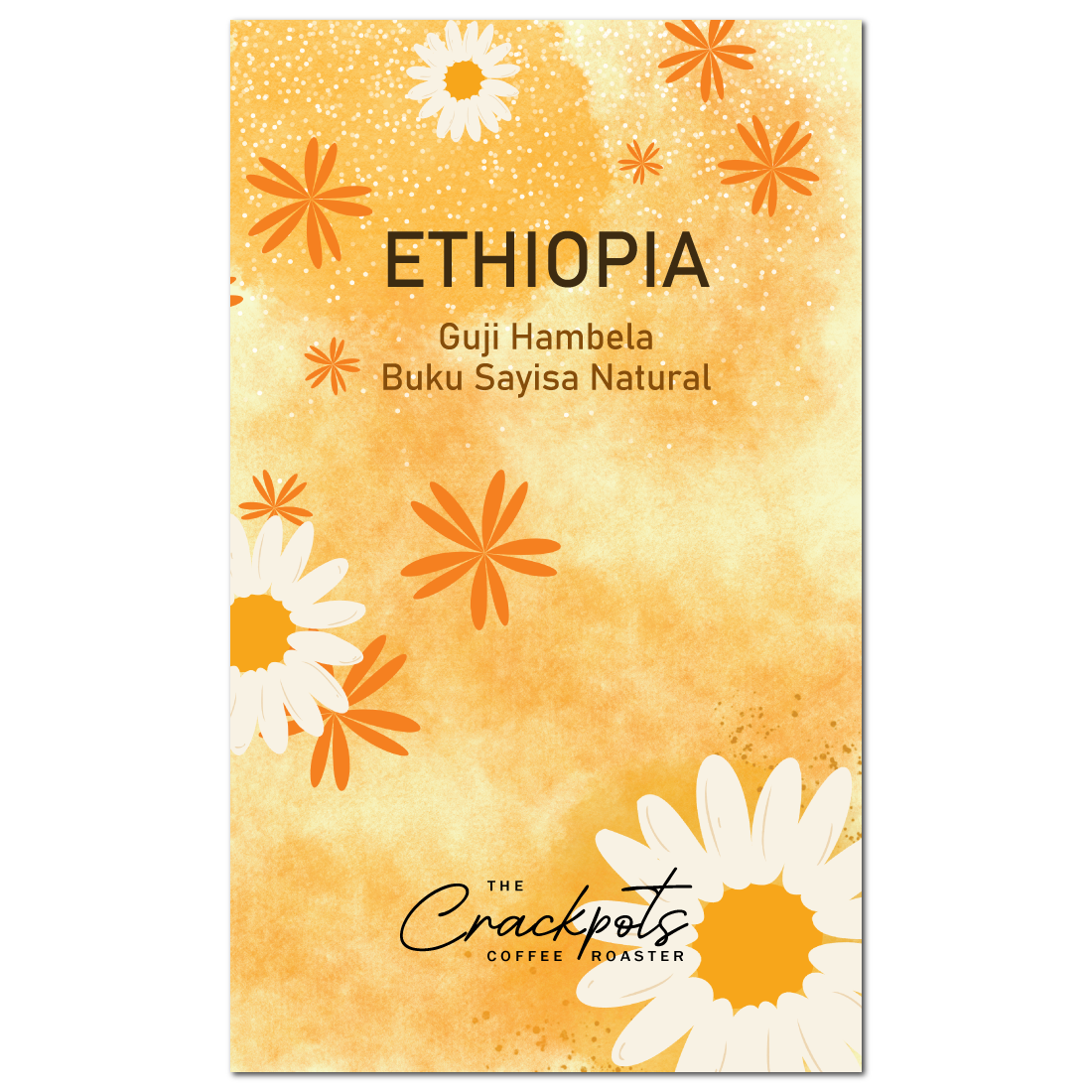 Ethiopia Guji Hambela Buku Sayisa Natural – The Crackpots Coffee Roaster