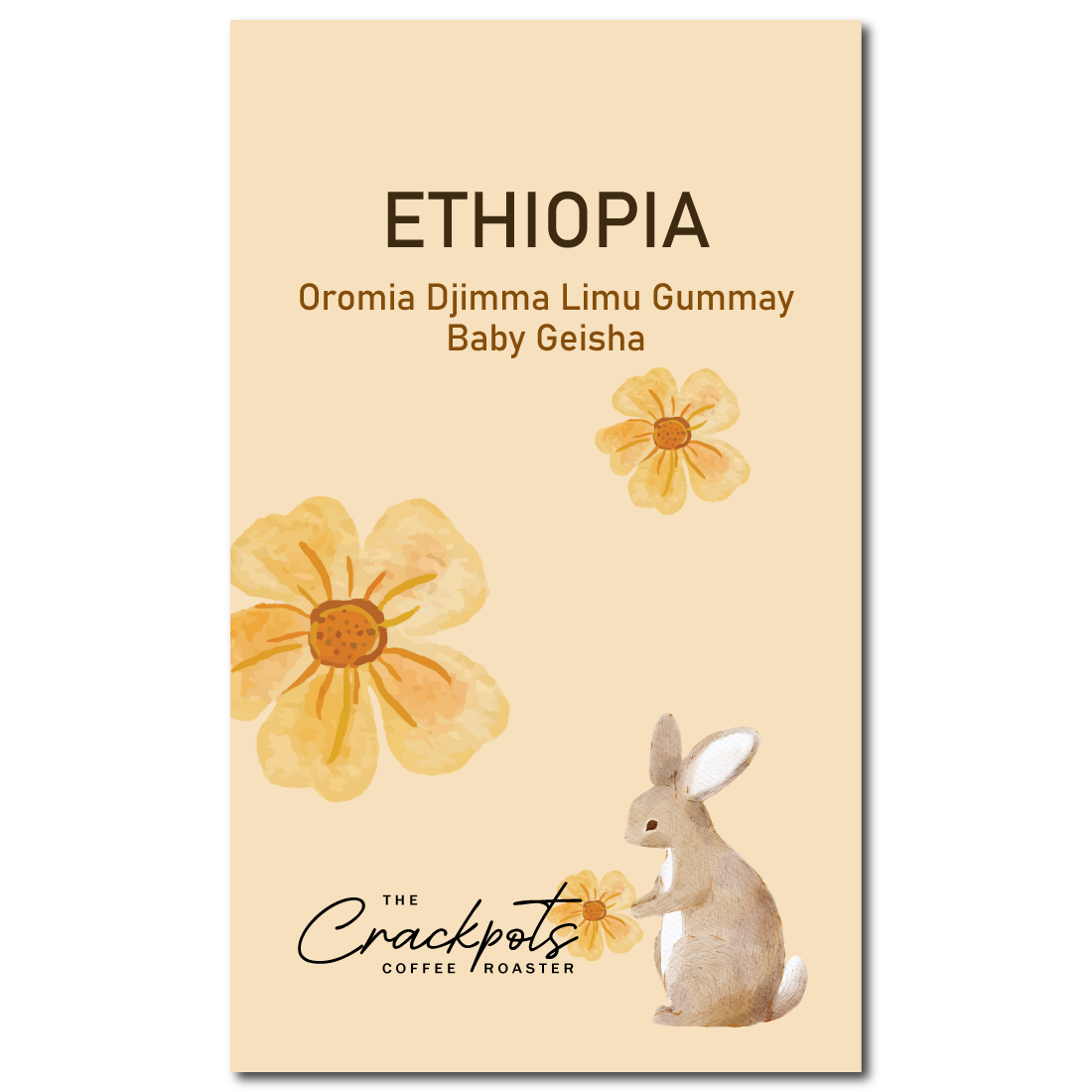 Ethiopia Oromia Djimma Limu Gummay Baby Geisha – The Crackpots Coffee ...