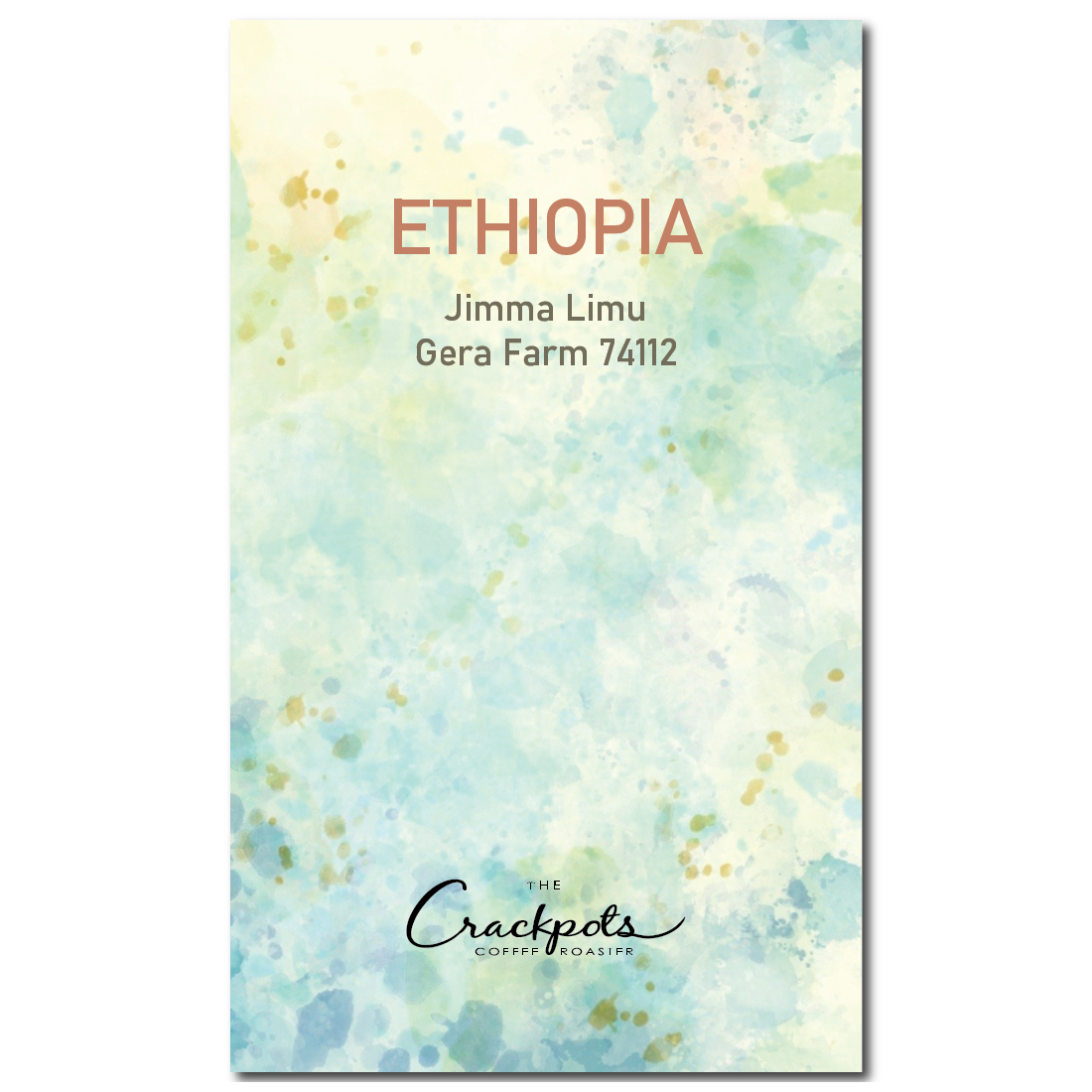 Ethiopia Jimma Limu Gera Farm 74112 Washed G1 – The Crackpots Coffee ...